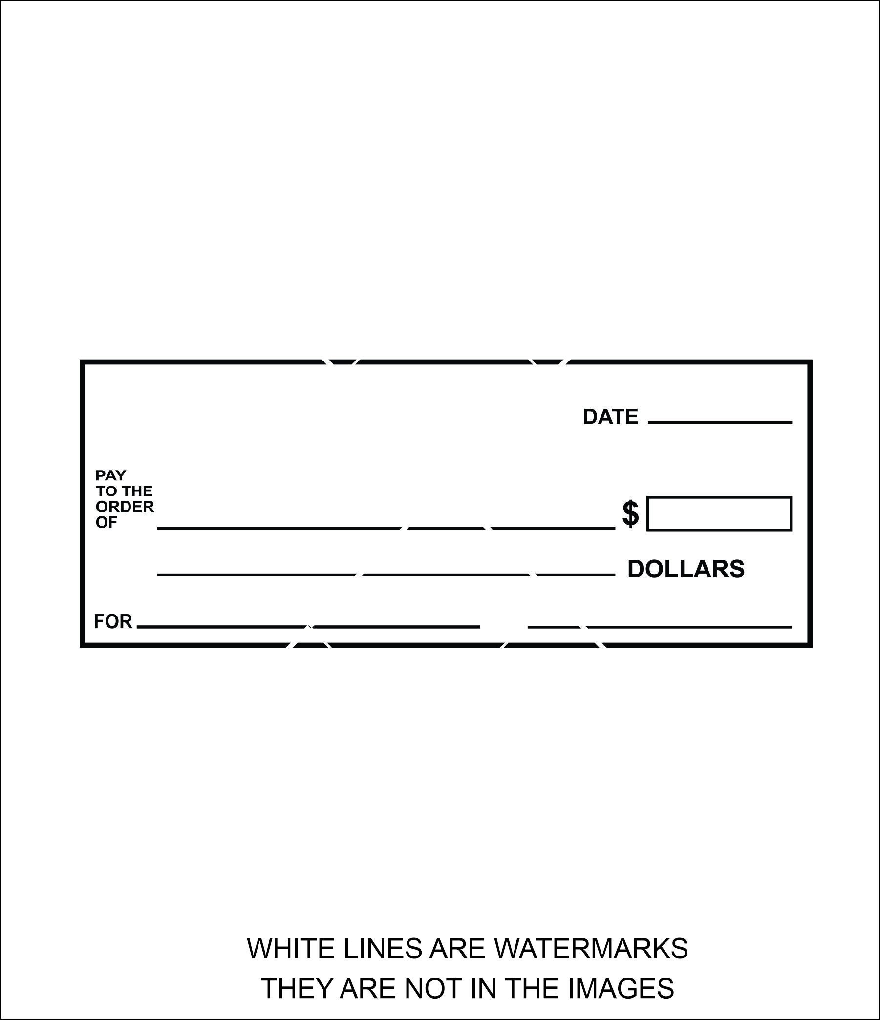 Writing A Check Clipart Black