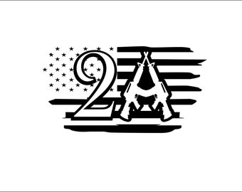 Firearm Us Flag Svg - Etsy