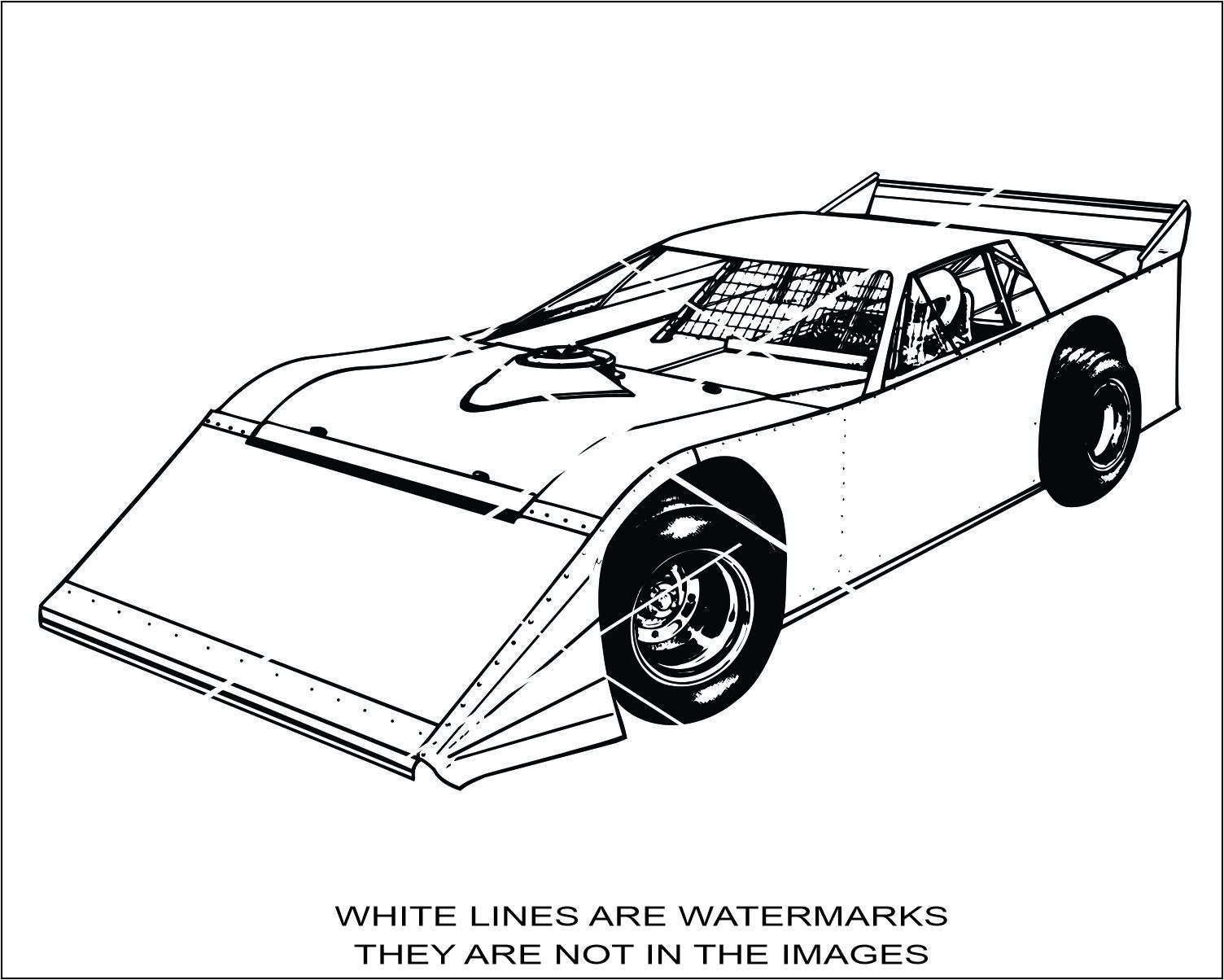 Late Model 9 Asphalt Car Dirt Track Dirt Track Late Model Etsy