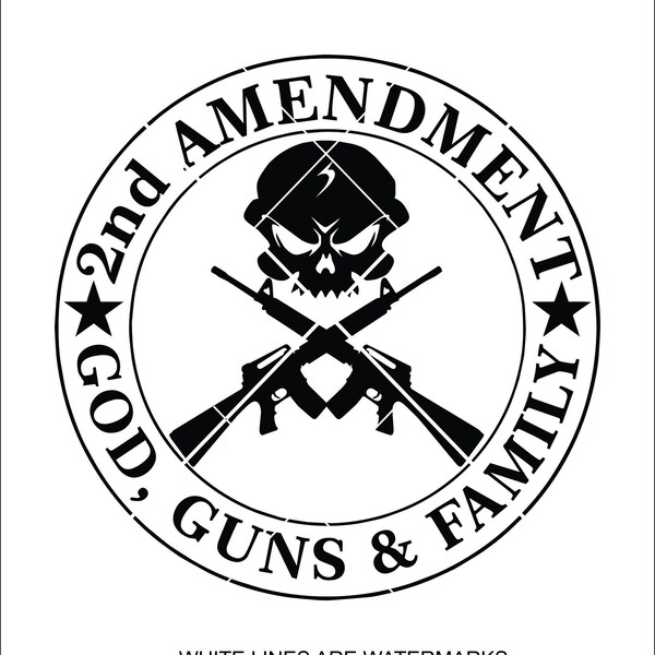 2nd Amendment Logo Svg - Etsy UK