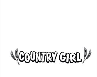 Country Girl Clip Art - Etsy
