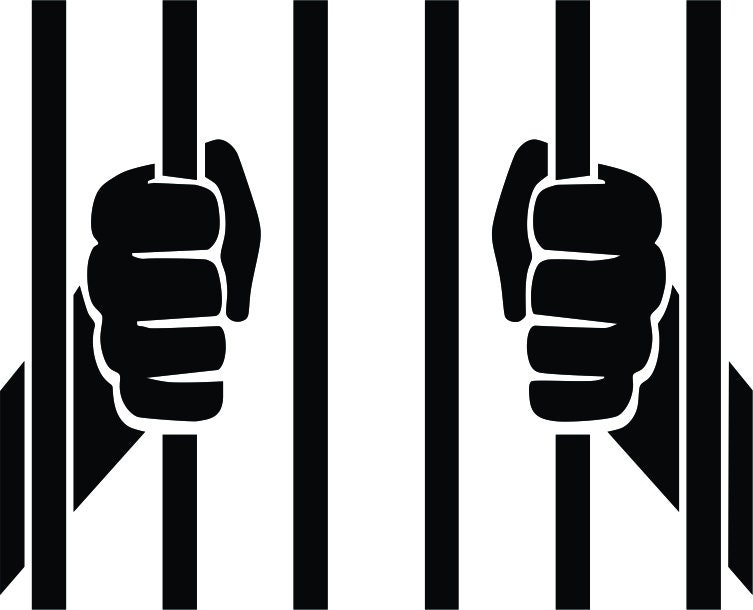 Jail Prisoner Person in Jail Bars Jail Bars Clip Art - Etsy