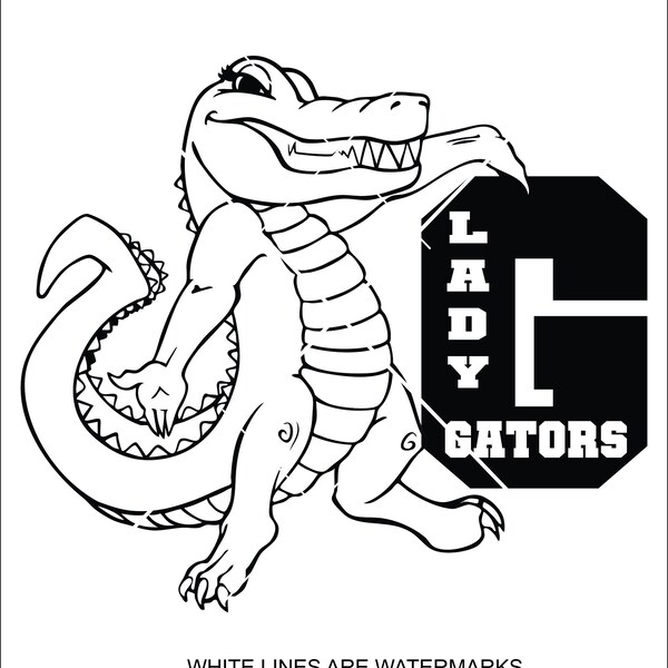 Gator Mascot - Etsy