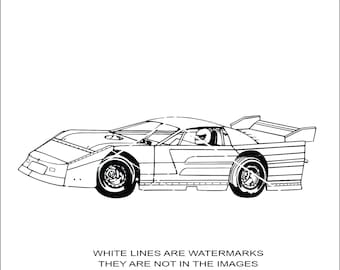 Dirt Late Model Png - Etsy