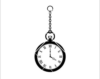 Pocket Watch Svg | Etsy