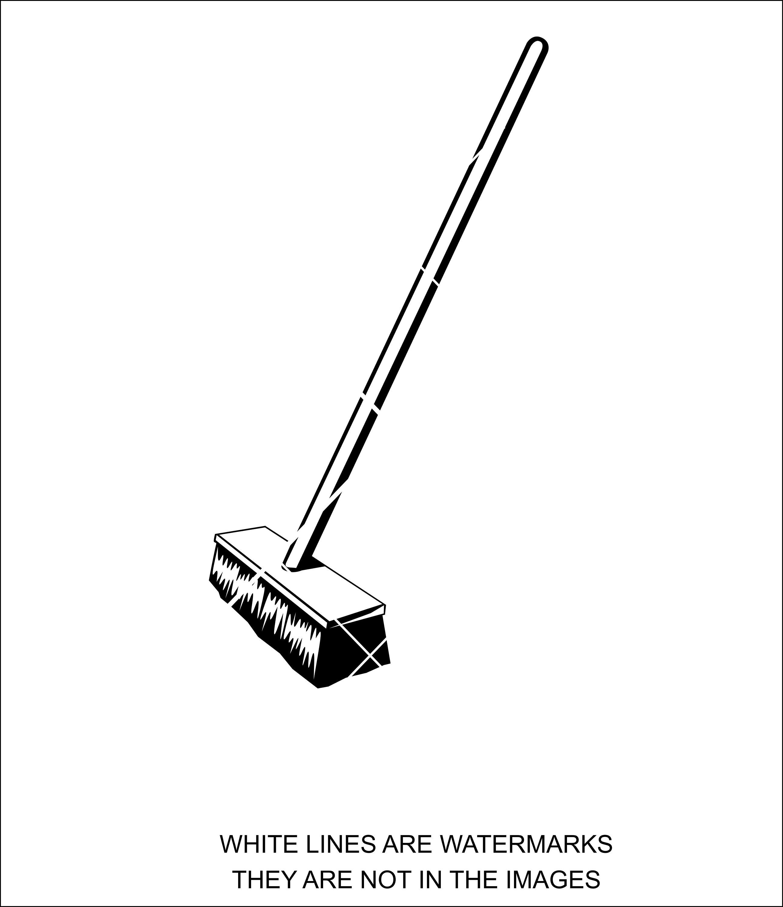 Push Broom Silhouette