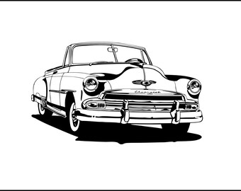 1951 Chevy Svg - Etsy