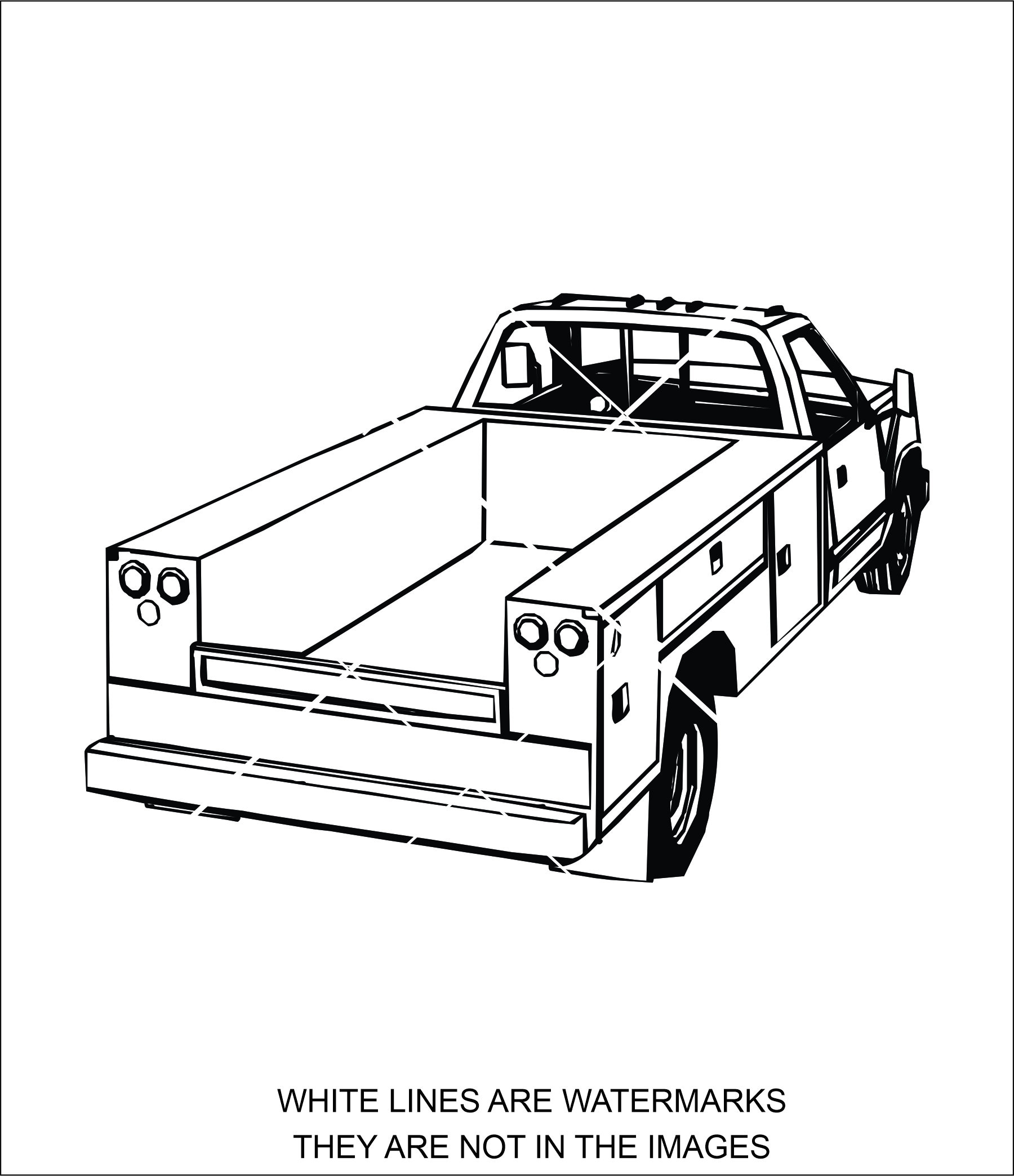 Work Truck Service Truck Pickup maintenance Vehicle | Etsy