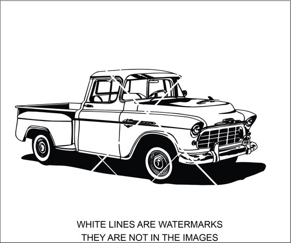 Muscle Truck Drawings