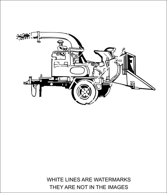 Wood Chipper Drawing