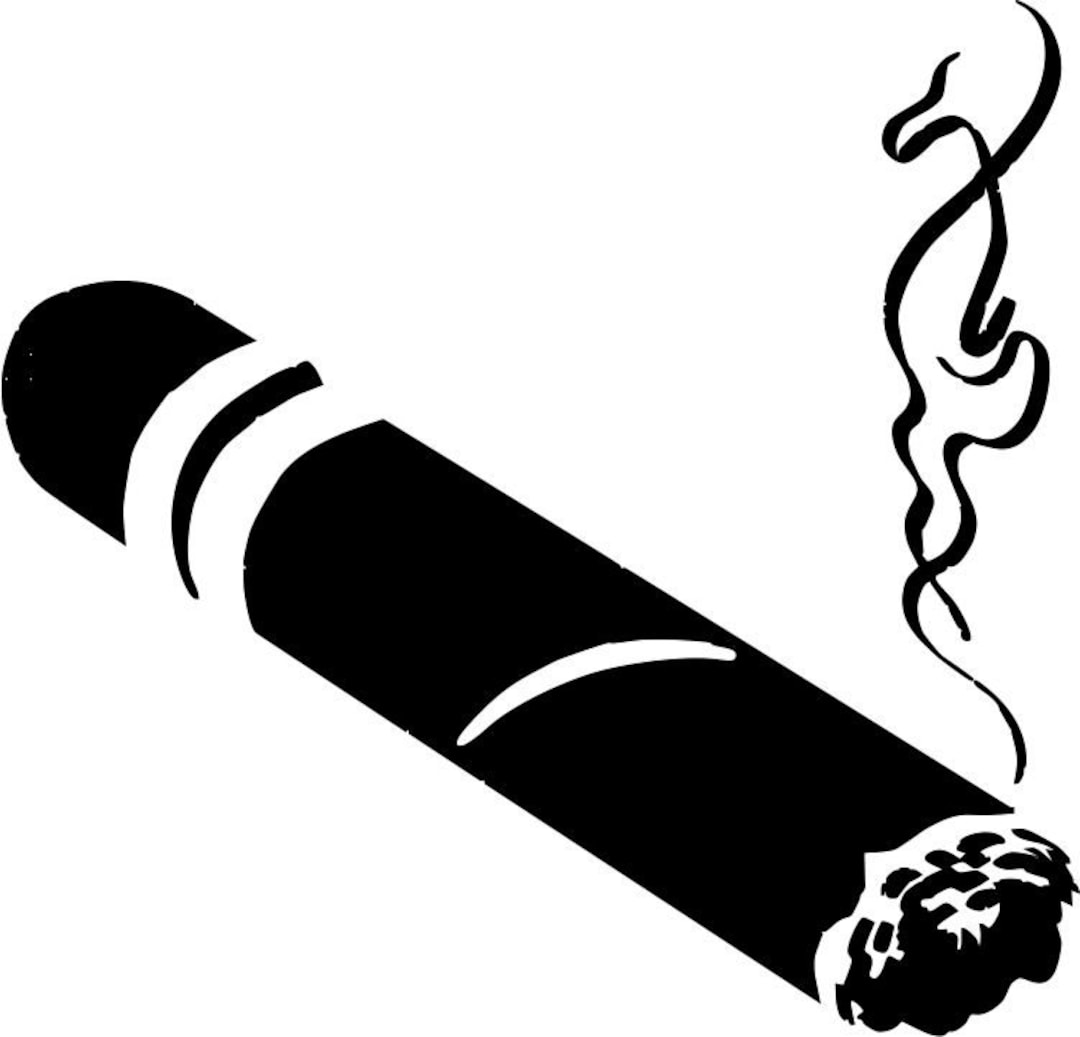 Cigs Cigarettes Cigar 1 Smokes Smoking Stogie Clip Art - Etsy