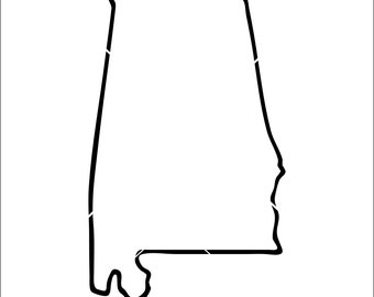 Alabama State Outline Image - Etsy