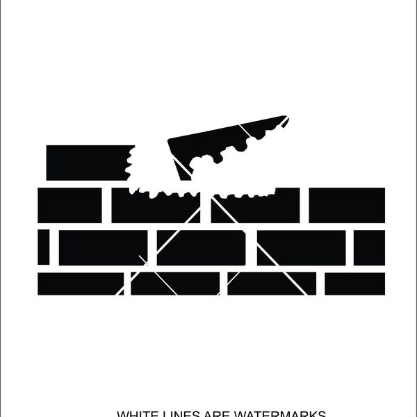 Laser Cut Brick Template - Etsy