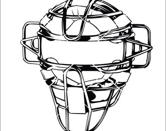 Umpire Mask Png - Etsy Finland