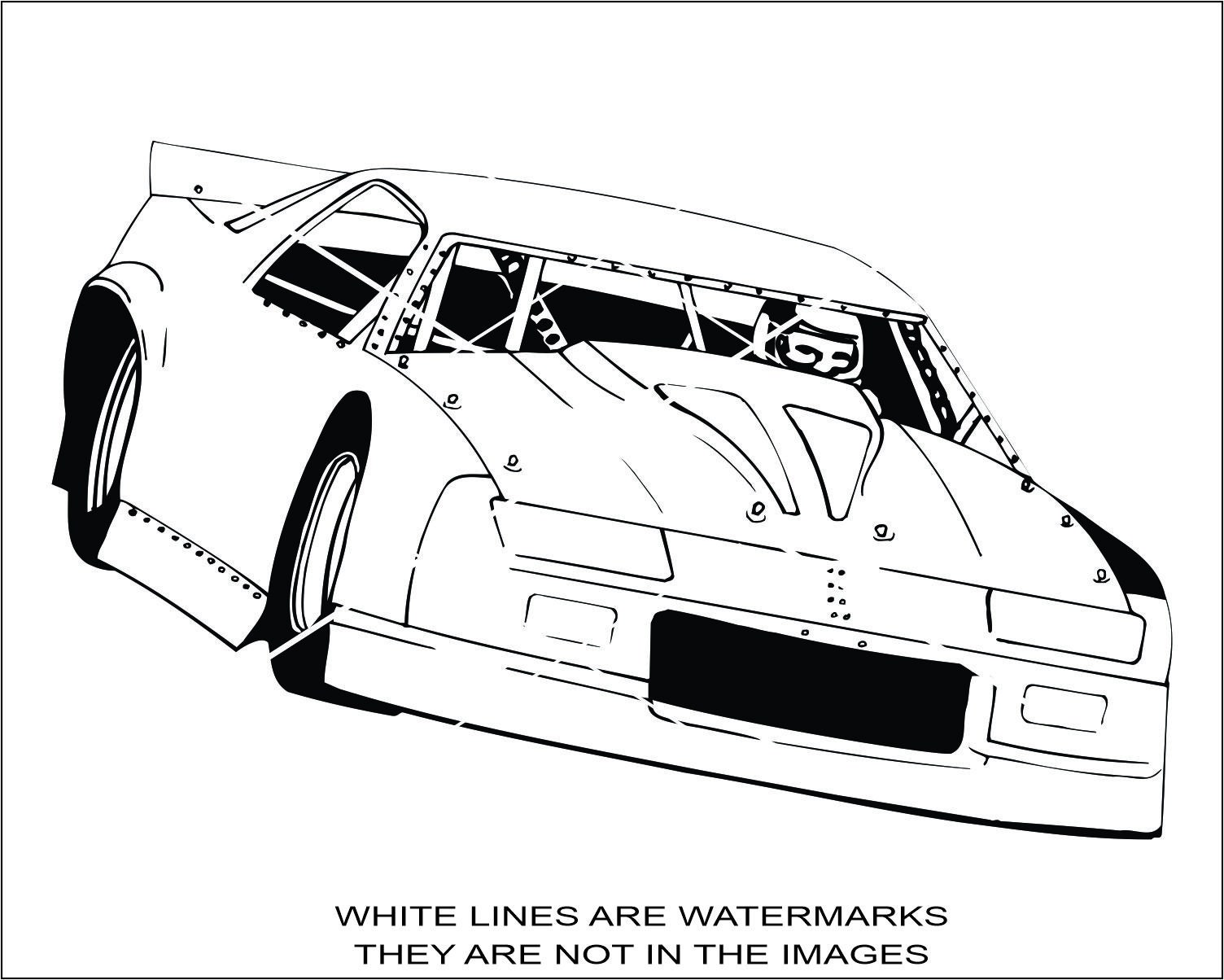 Nascar Race Car Clip Art