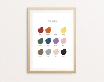 MORNING AFFIRMATIONS I Am Language Kids Room Wall Art - Etsy