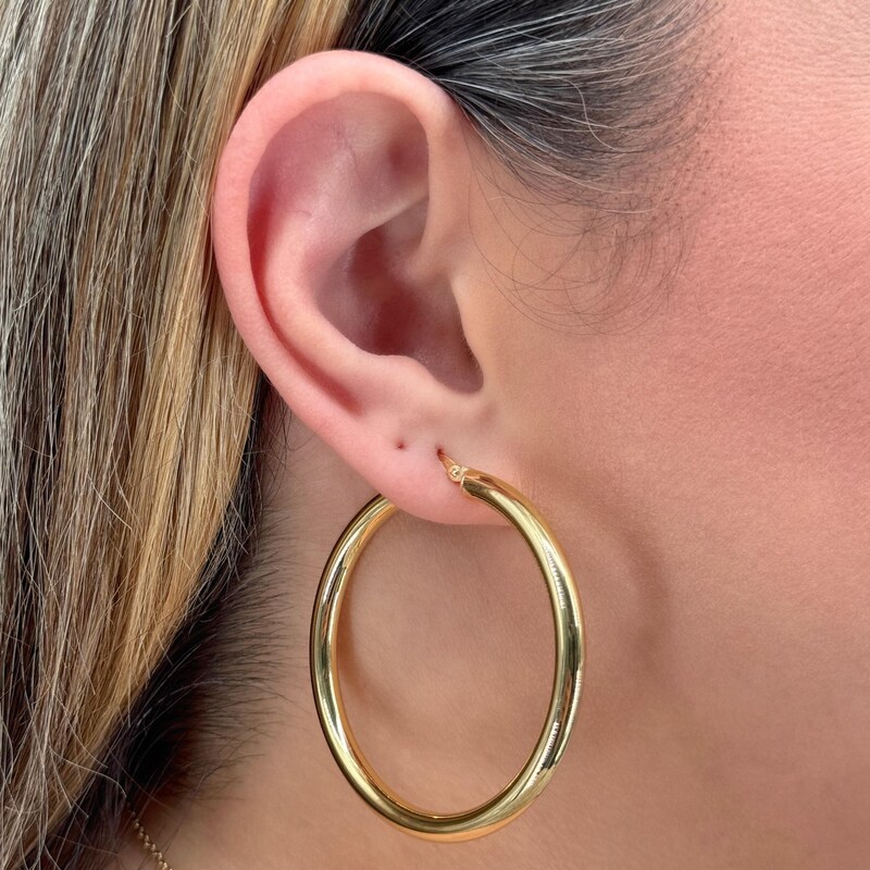 Big Round Earrings - Etsy