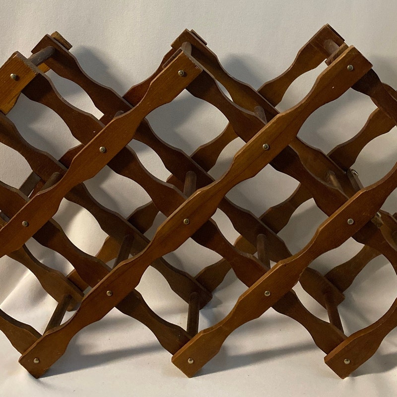 Wooden Wine Rack - Etsy