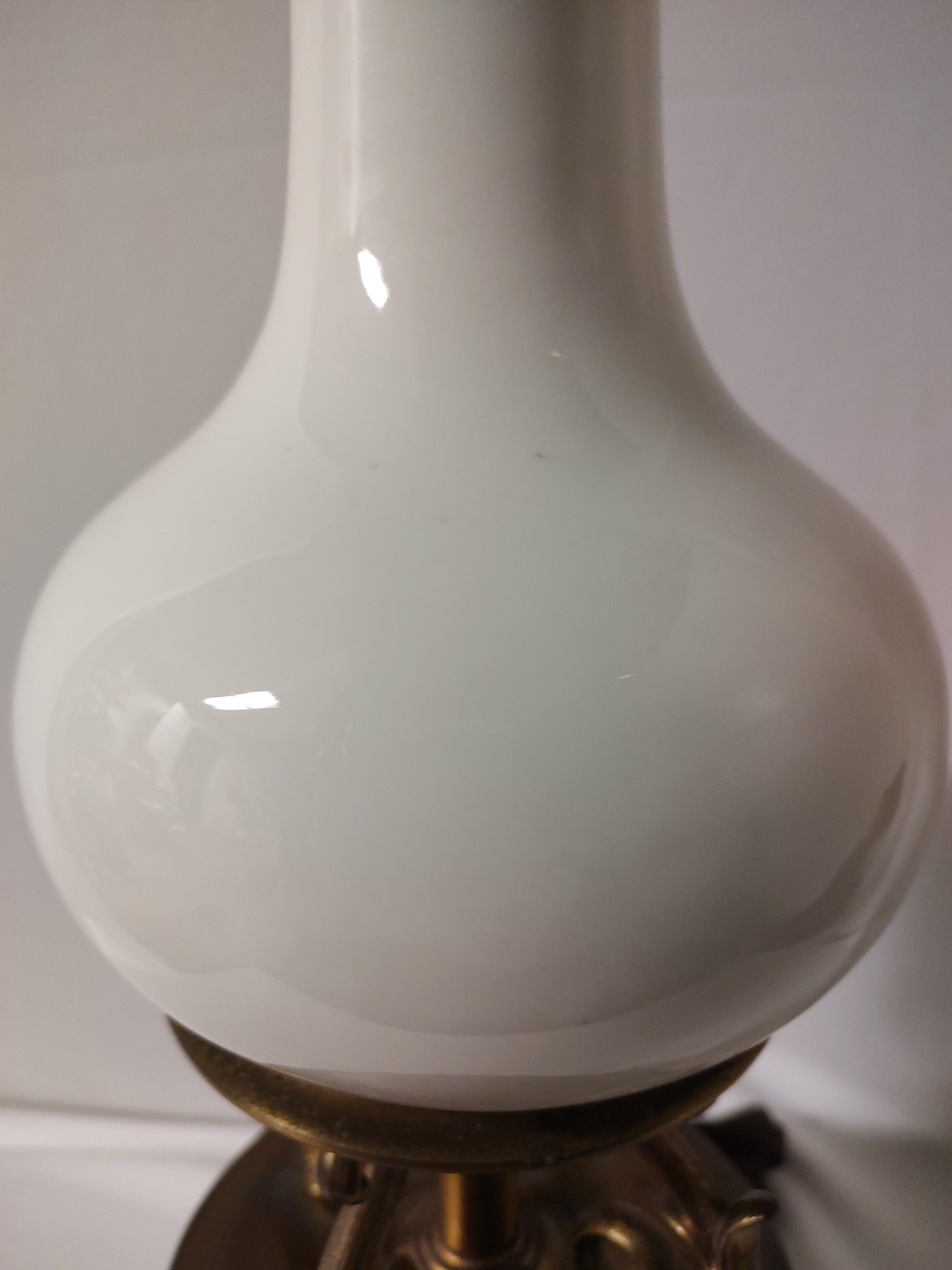 Tall Vintage Lamp. 34 Tall White - Etsy