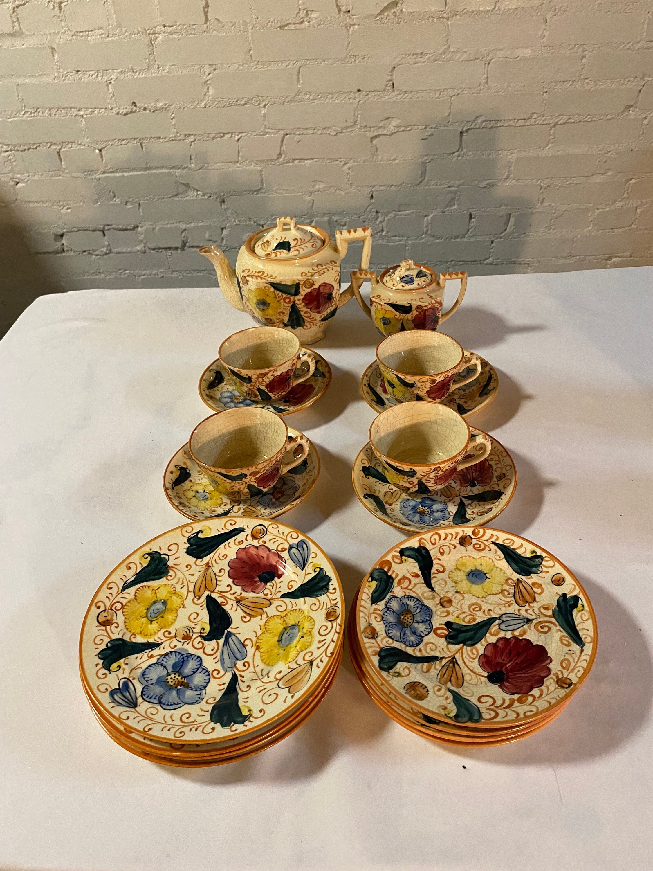 Vintage Dinnerware Set for Four. Japan - Etsy