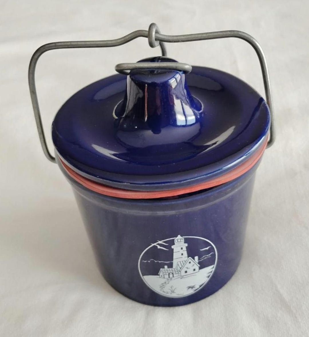 Blue Cheese Crock Lighthouse - Etsy
