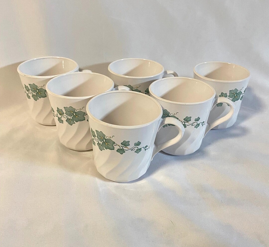 Corningware Coffee/tea Cups Set of 6 8 or 10 - Etsy