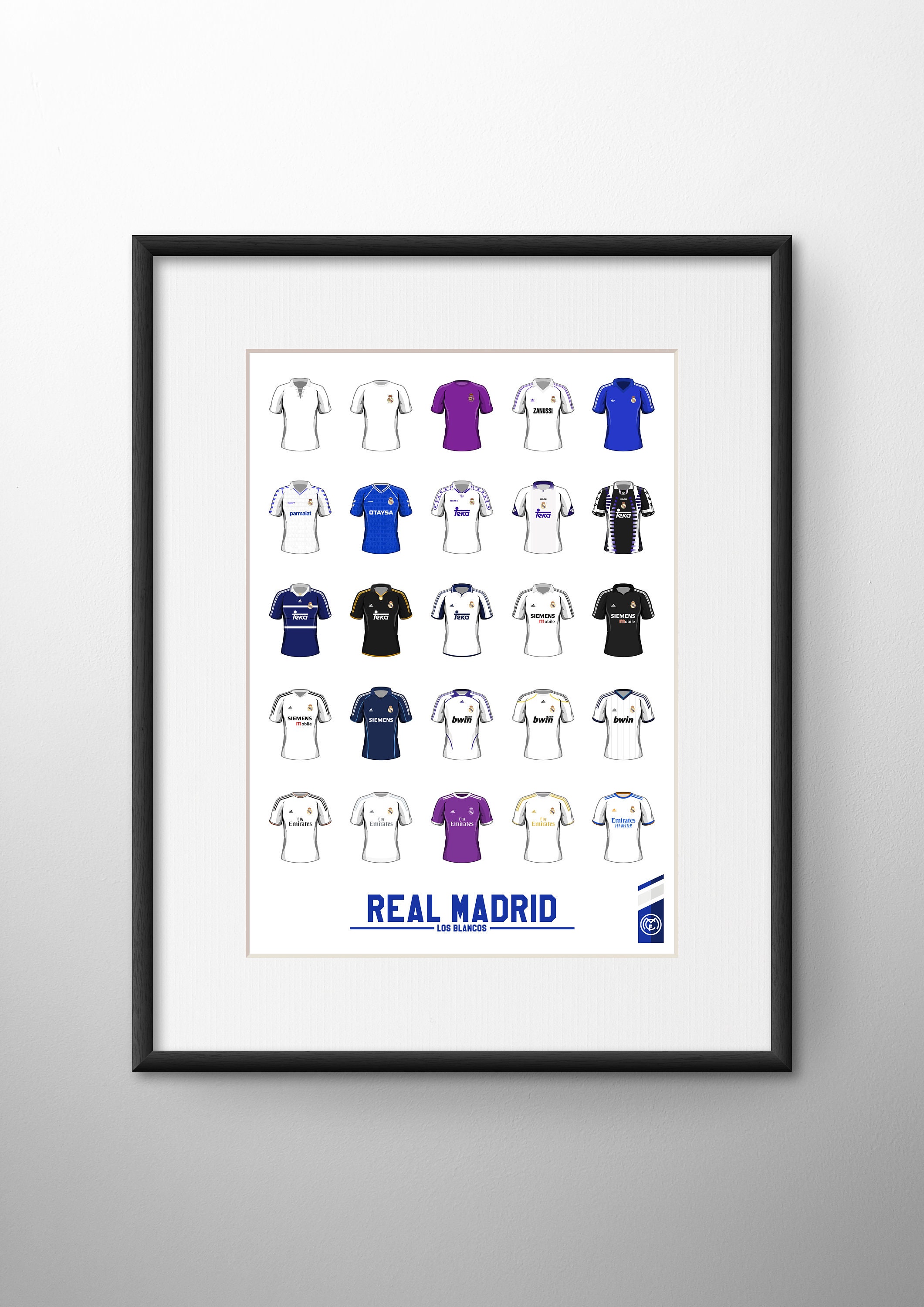 Art & Collectibles Digital Prints DIGITAL DOWNLOAD Madrid Crest A4 A3 ...