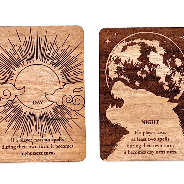 Day Night Mtg Token - Etsy