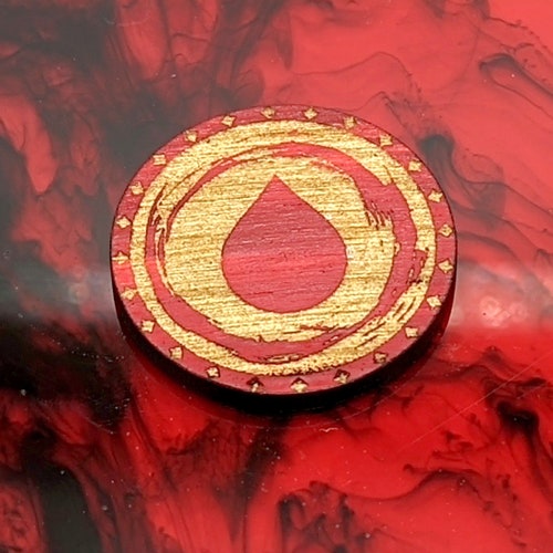 Magic the Gathering Blood Token - Etsy Singapore