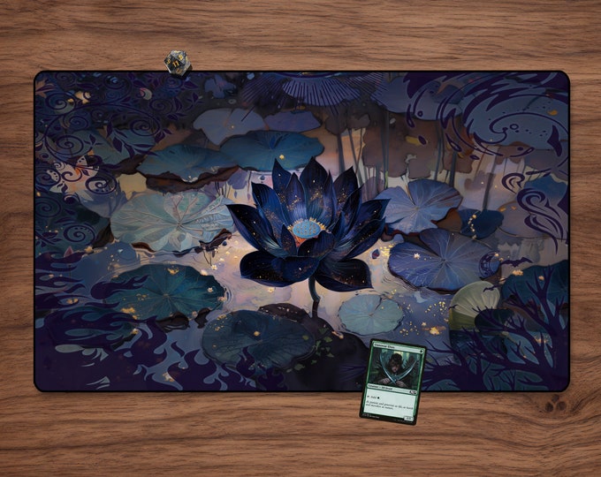 Treasure Map Playmat With Phases and Zones // Deskmat and Mousepad ...