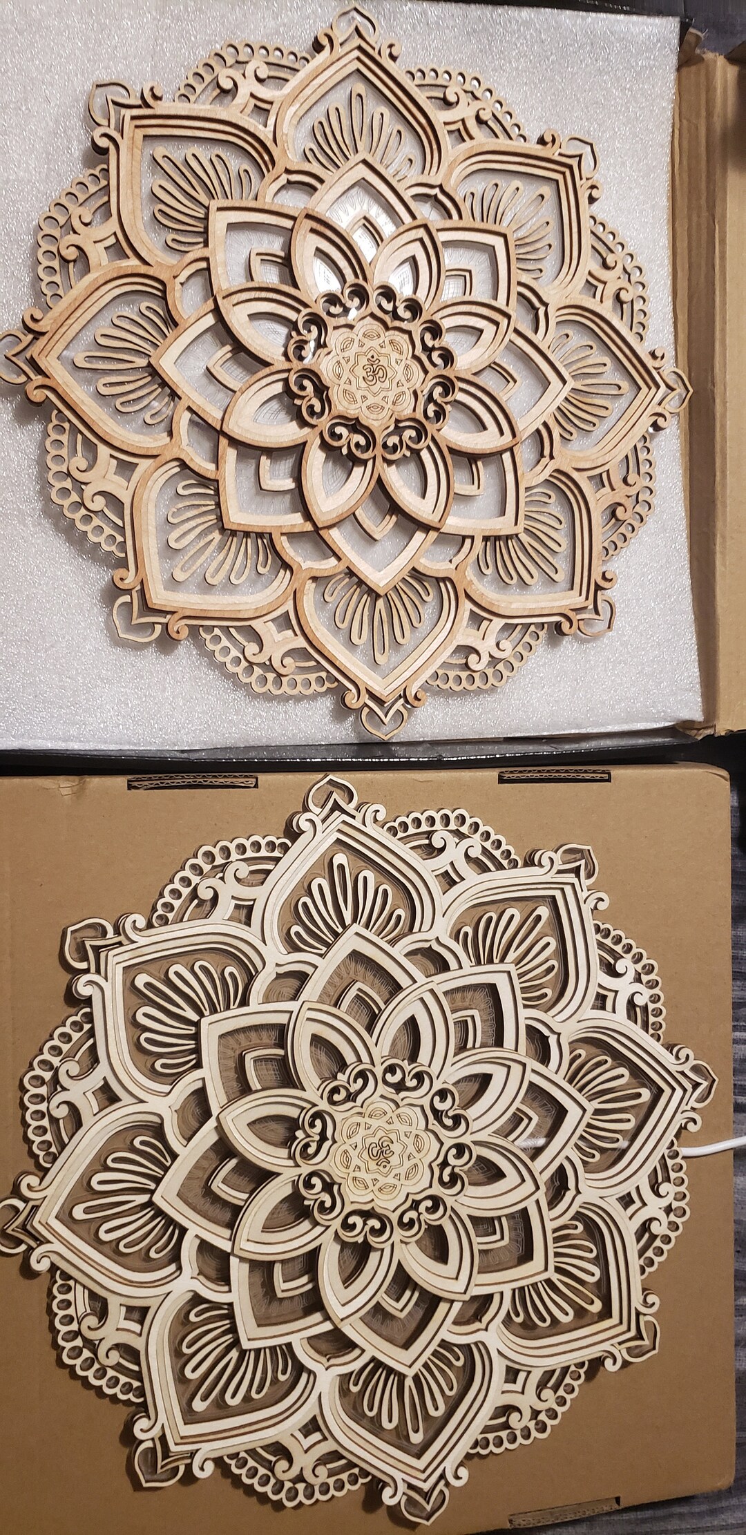 LED Mandala Wall Art - Etsy