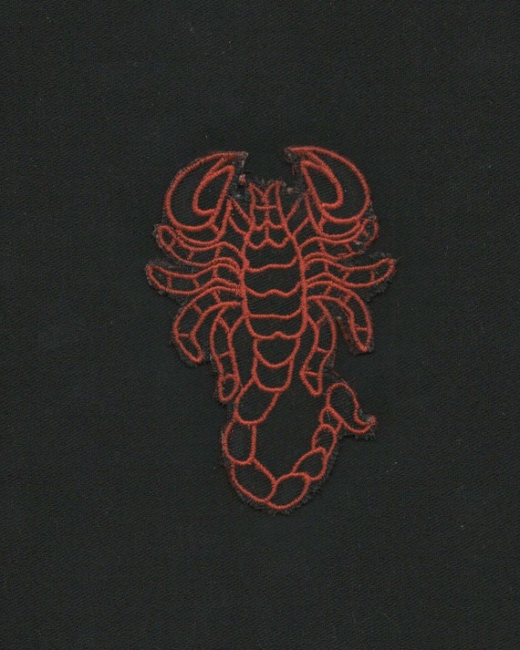 Scorpion Cloth Sew-on Patch - Etsy