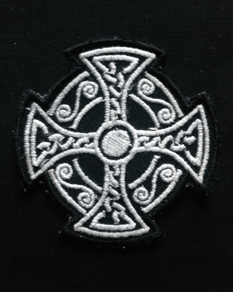 Celtic Solar Cross Cloth Sew-on Patch - Etsy