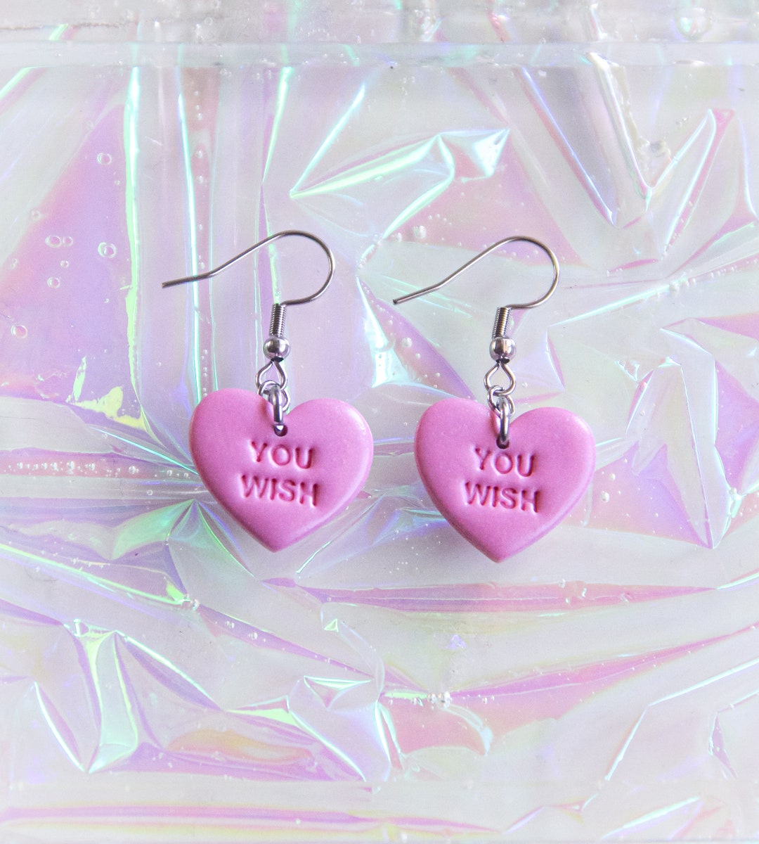 Pink Hate Hearts - Etsy