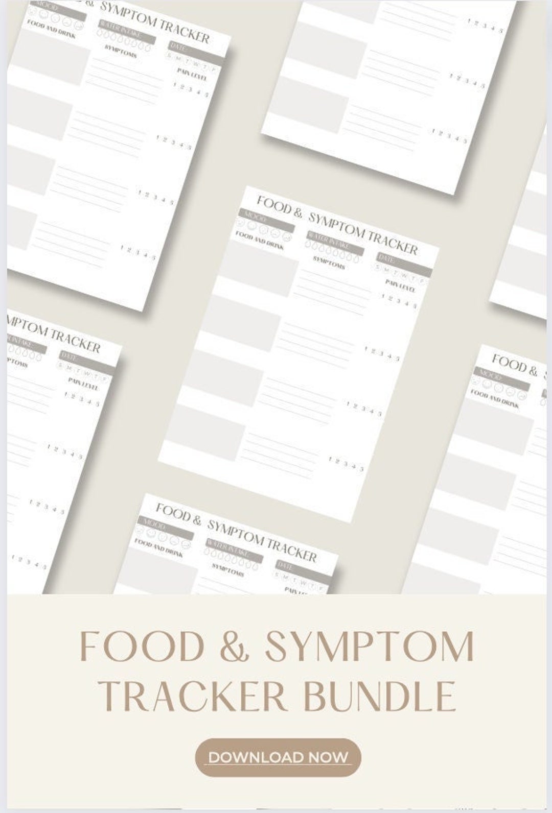 Food and Symptom Tracker Bundle - Etsy