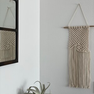 Macrame Wave Pattern Cotton Wall Hanging | Etsy