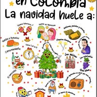 Colombian Christmas Gift Wrapping Paper | Flags, Vallenato Accordions ...