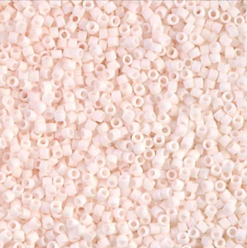 Miyuki Delica 11/0 Matte Opaque Blushed White DB-1510 - Etsy