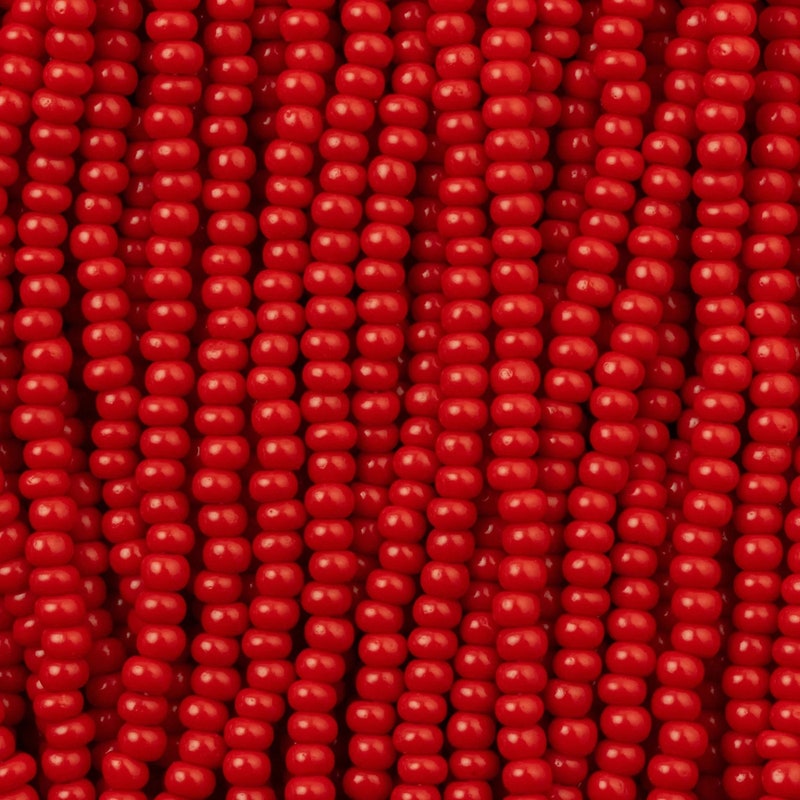 Red Seed Bead - Etsy