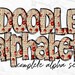 Leopard Doodle Alphabet PNG, Alphabet Letters PNG Bundle, Hand Drawn ...