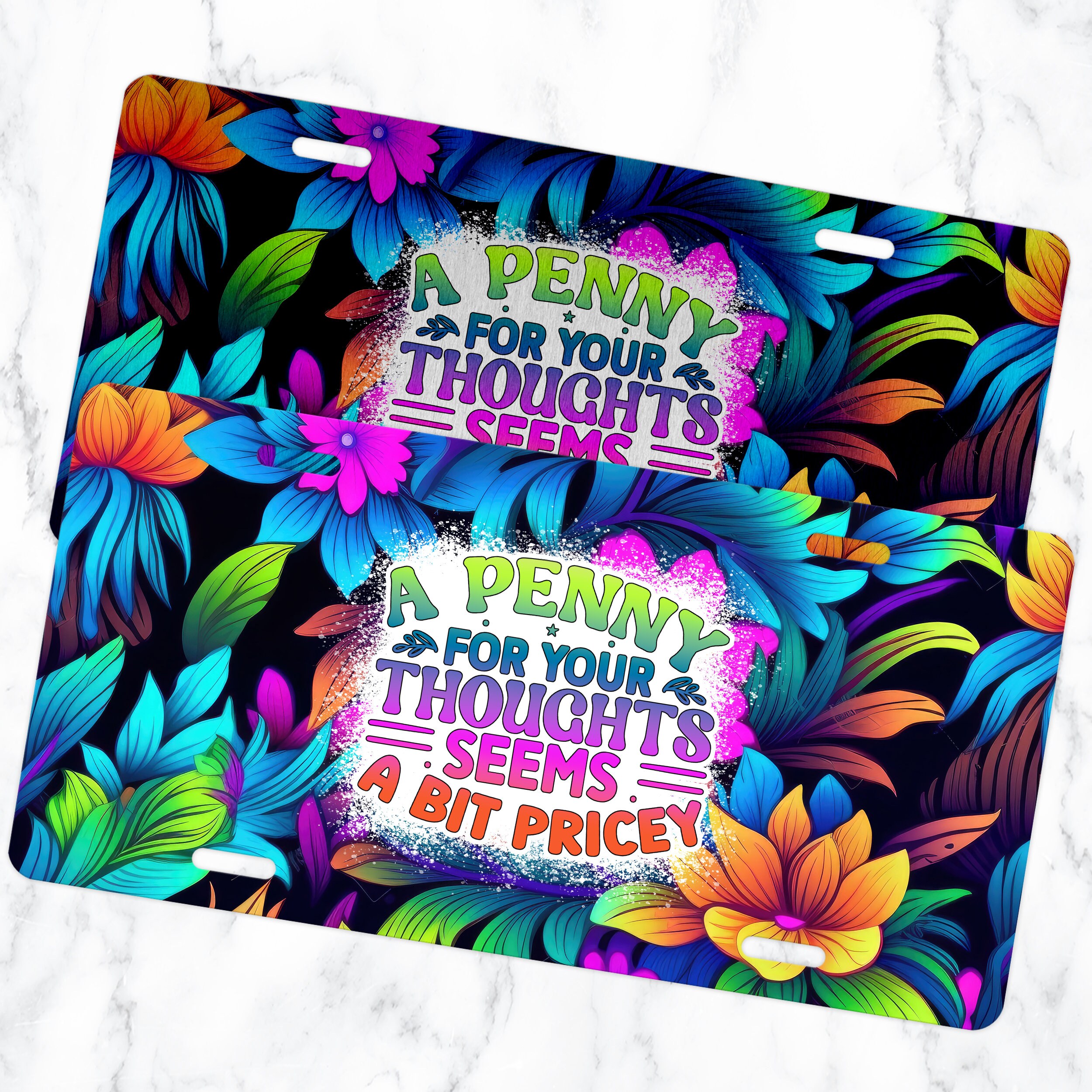 Sarcastic License Plate Sublimation Designs, Funny License Plate Bundle ...