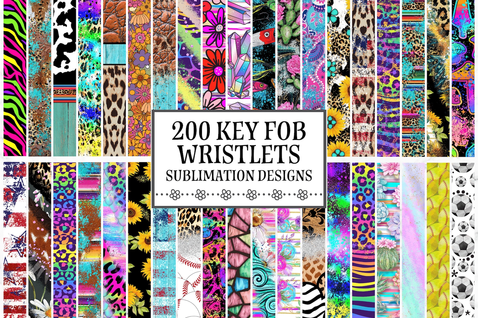 Key Fob Bundle Wristlet Sublimation Designs Fob Wristlet - Etsy Australia