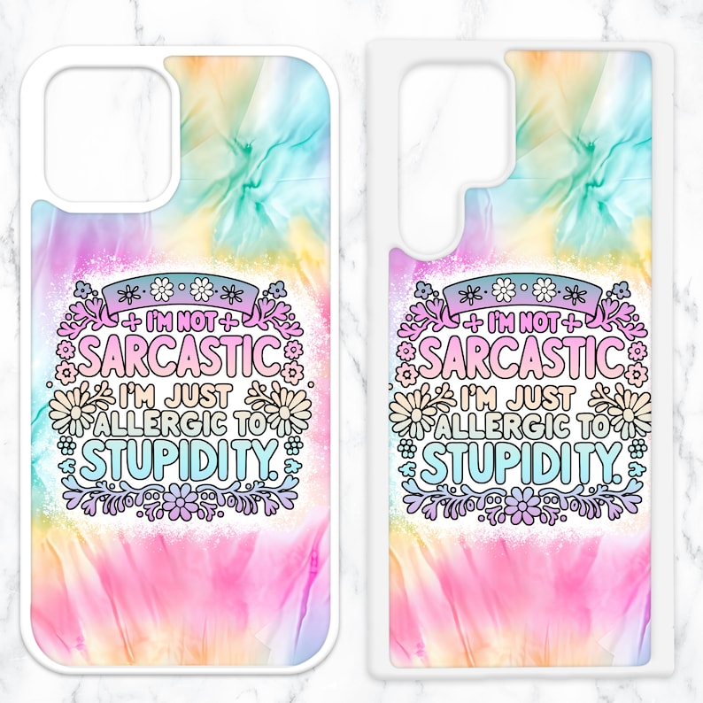 Sarcastic Phone Case Designs, Will Fit All Phone Sizes, Funny ...