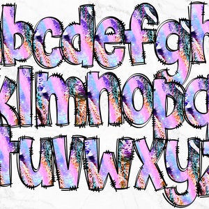 Doodle Alphabet PNG Alphabet Letters PNG Bundle Hand Drawn - Etsy