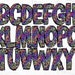 Leopard Doodle Alphabet PNG Alphabet Letters PNG Bundle Hand - Etsy