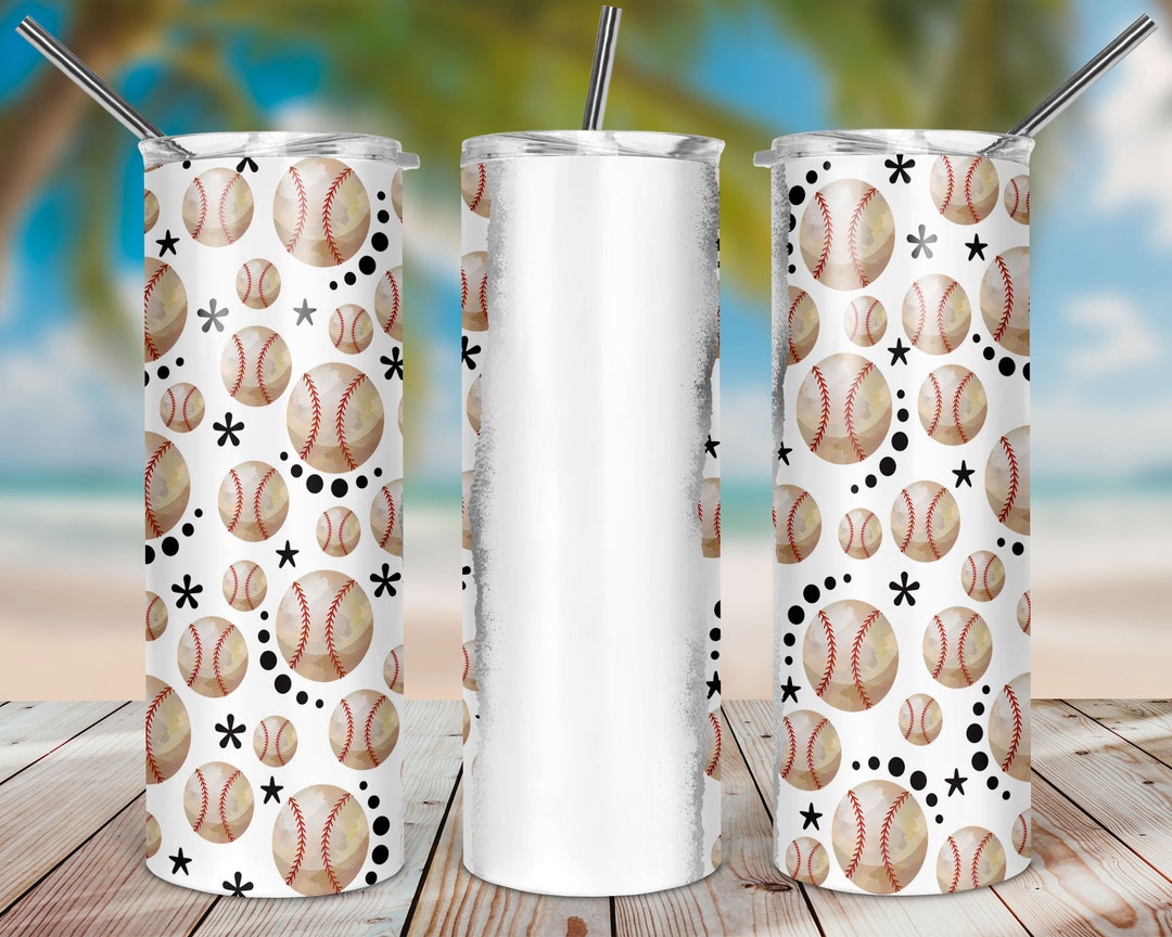 Seamless Baseball Sublimation Tumbler Design 20oz Skinny - Etsy