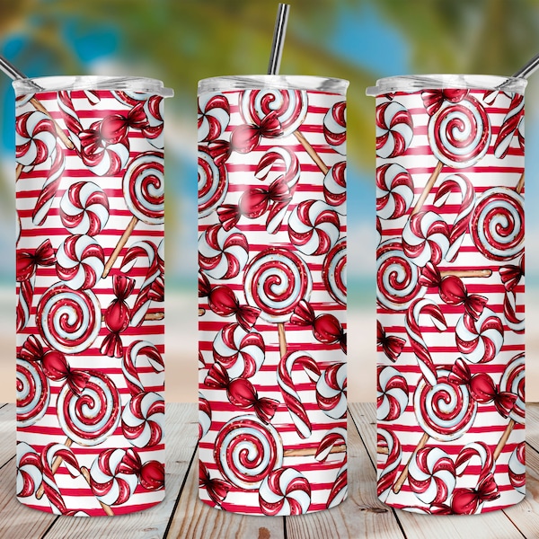 Peppermint Candy Template - Etsy