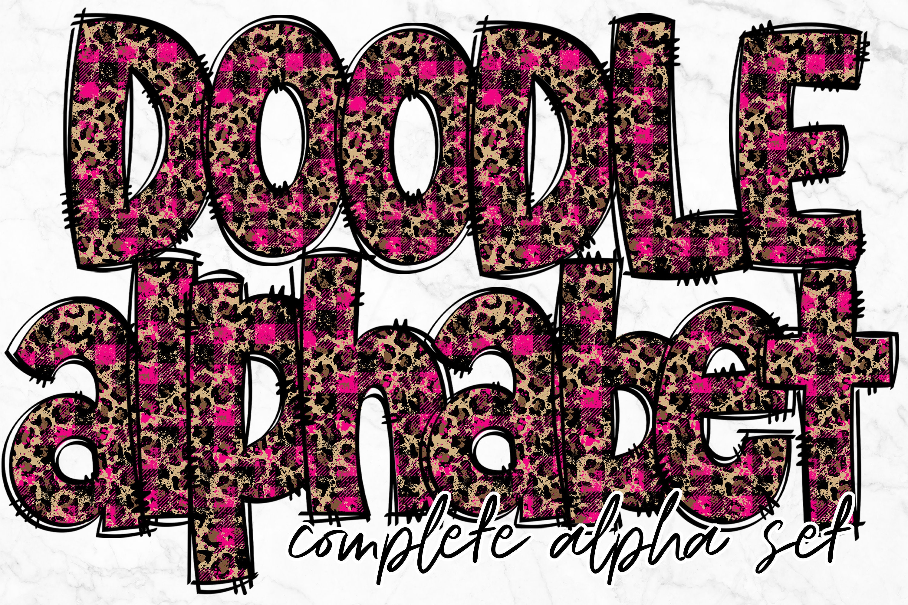 Doodle Alphabet PNG Alphabet Letters PNG Bundle Hand Drawn - Etsy Ireland