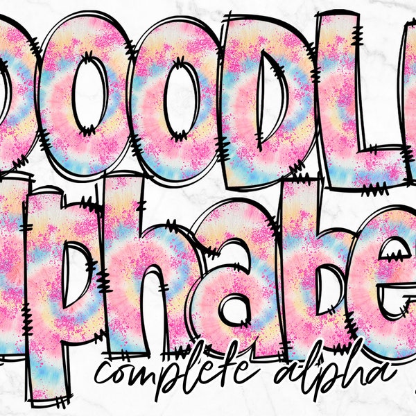 Doodle Alphabet - Etsy