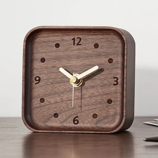 Walnut Clock - Etsy